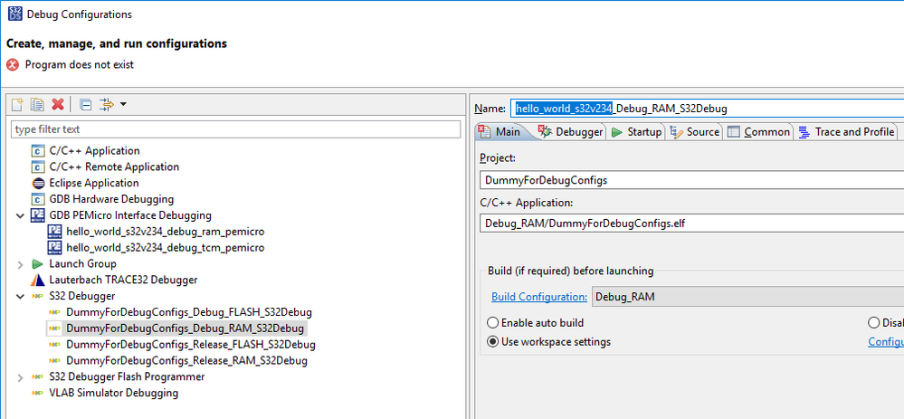 HOWTO: Add a new debugger configuration to an exis... - NXP Community