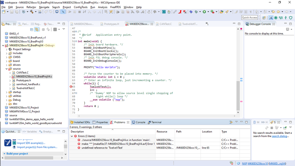 Solved: Adding files to MCUXpresso project - NXP Community