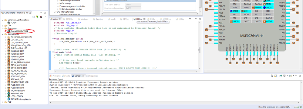 Solved: KDS+Processor Expert MKE02Z to MKE06Z CPU migration - NXP Community