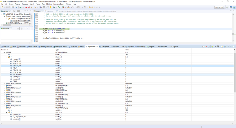MPC5746C Flash Initialization Error - NXP Community
