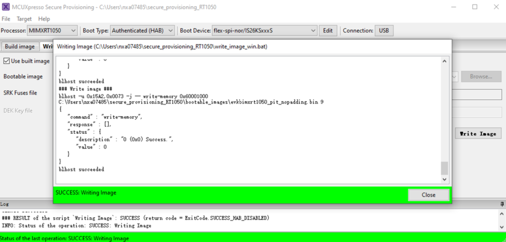 MCU BOOT UTILITY和MCUXPRESSO SECURE PROVISIONING之间的秘钥替换 - NXP Community