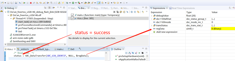 Unable to communicate with UJA1169TK/F/3Z by Flexio_SPI - NXP Community